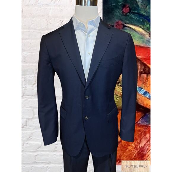 Suitsupply | Suits & Blazers | Suitsupply 44r Napoli Cut Dark Navy Blue ...